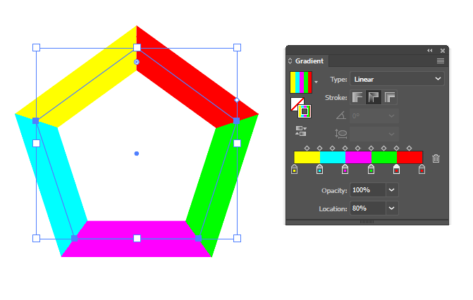 Solved: Different stroke colors for a polygon - Adobe Product Community - 9939737